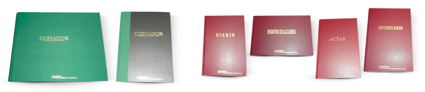Libros Copiadores - Copiado de Libros contables y rubrica de libros